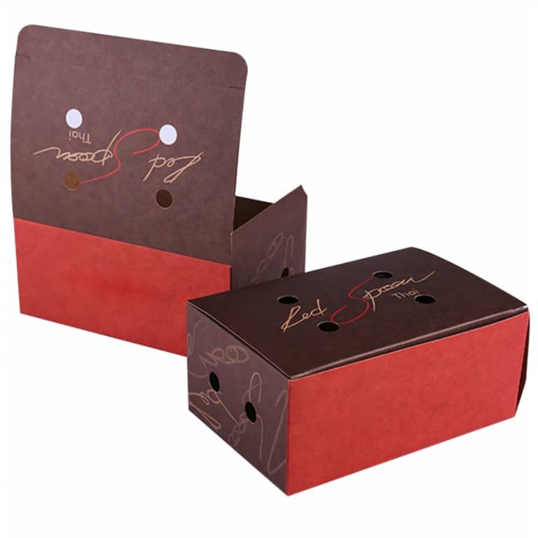 Custom Brown Paper Fast Food Packaging - HuaCang Packaging Company