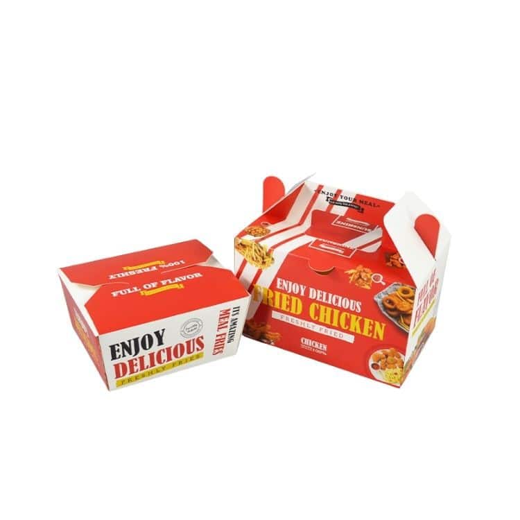 Custom Fast Food Chicken Box With Handle - HuaCang Packaging Company