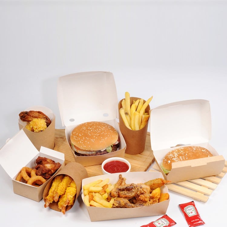 Custom Fast Food Chicken Box With Handle - HuaCang Packaging Company