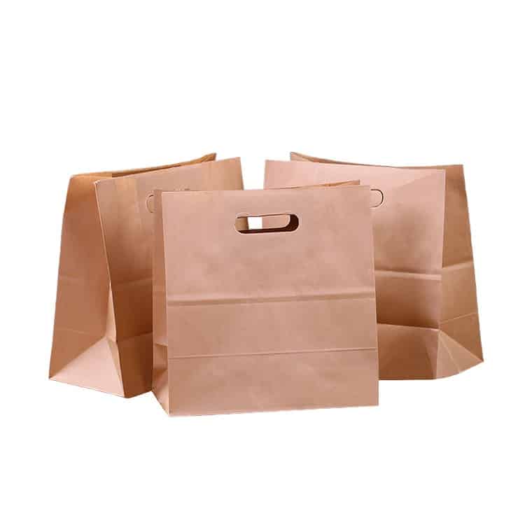 Custom Kraft Cut Out Paper Bag - HuaCang Packaging Company
