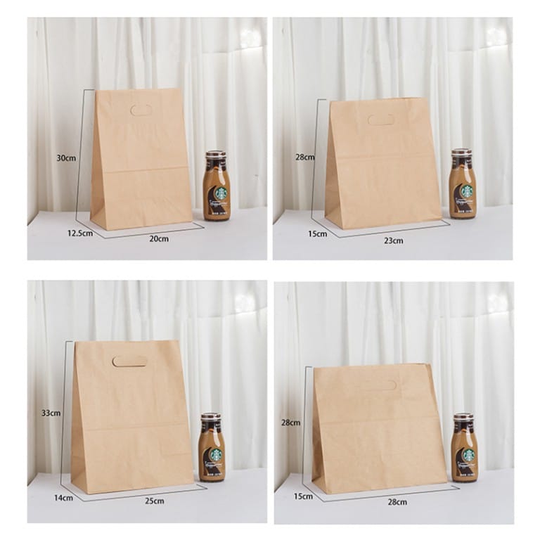 Custom Kraft Cut Out Paper Bag - HuaCang Packaging Company