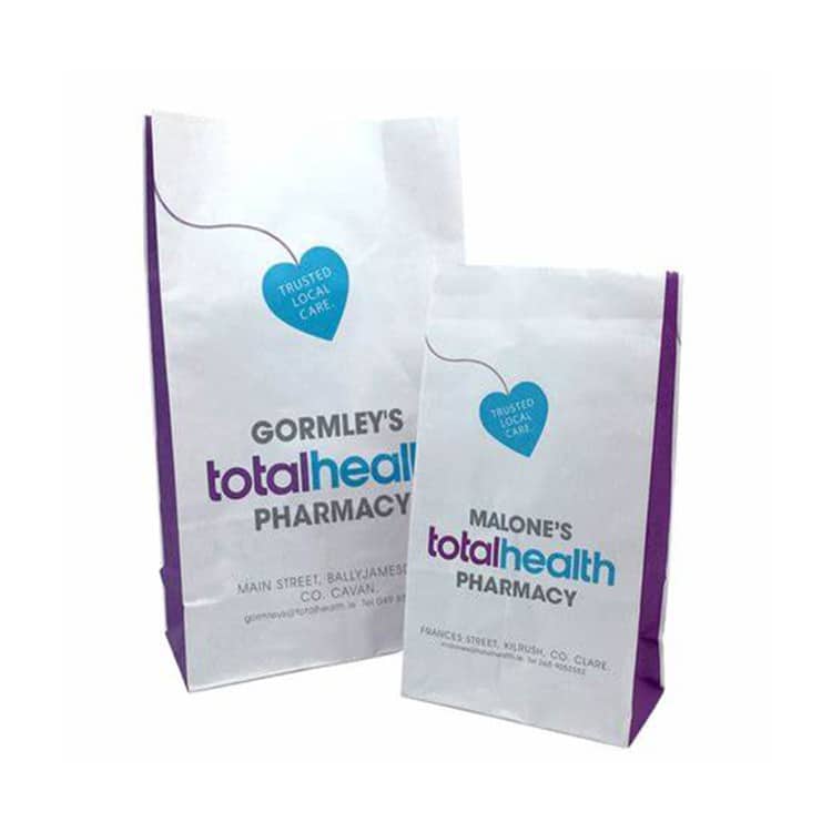 Custom Printed Logo Medical Sos Paper Bag - HuaCang Packaging Company