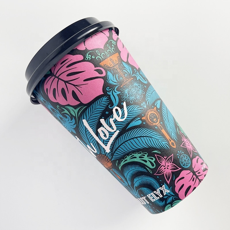 Custom company logo coffee cup - HuaCang Packaging Company