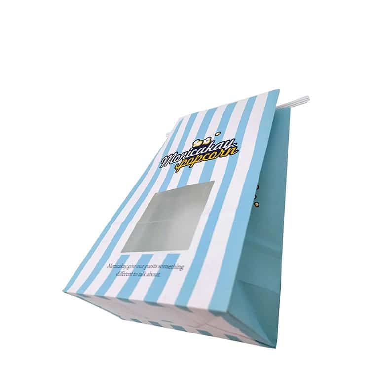 Custom logo tin tie paper bag - HuaCang Packaging Company
