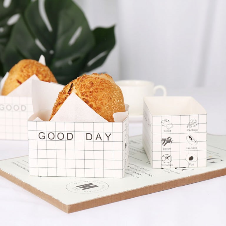 Custom print logo sandwich snack box - HuaCang Packaging Company