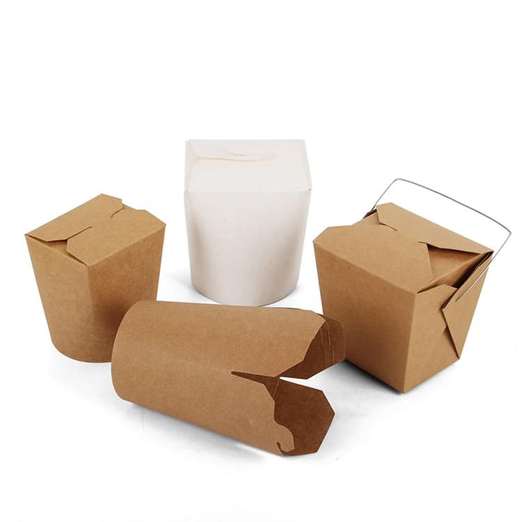 Custom takeout food box with handle - HuaCang Packaging Company