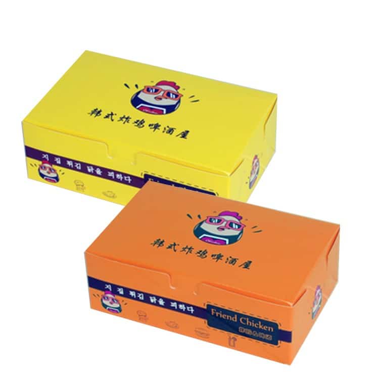 Disposable Fried Chicken Food Packaging Paper Box - HuaCang Packaging ...