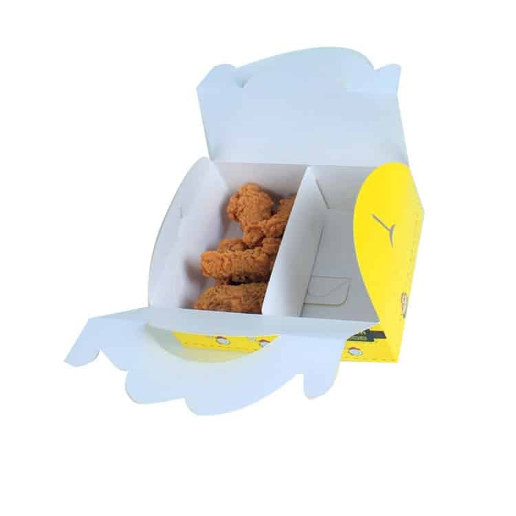 Disposable Fried Chicken Food Packaging Paper Box - HuaCang Packaging ...