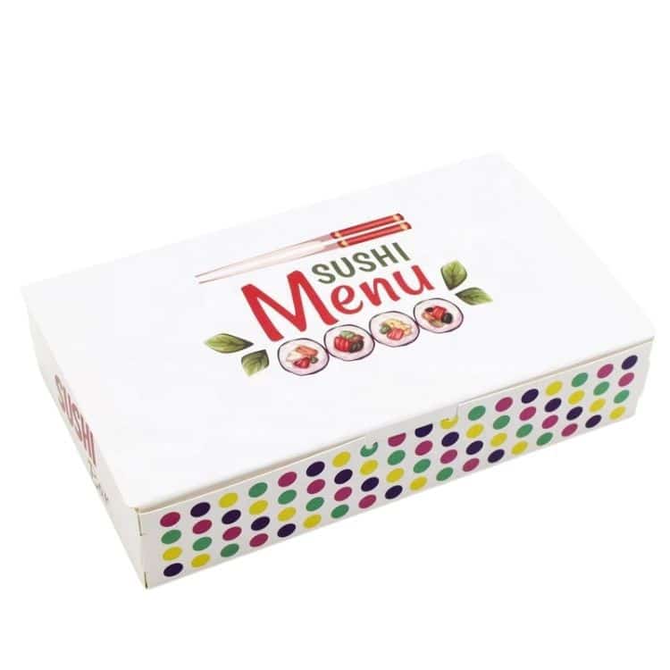 Disposable Paper Sushi Food Box Packaging - HuaCang Packaging Company
