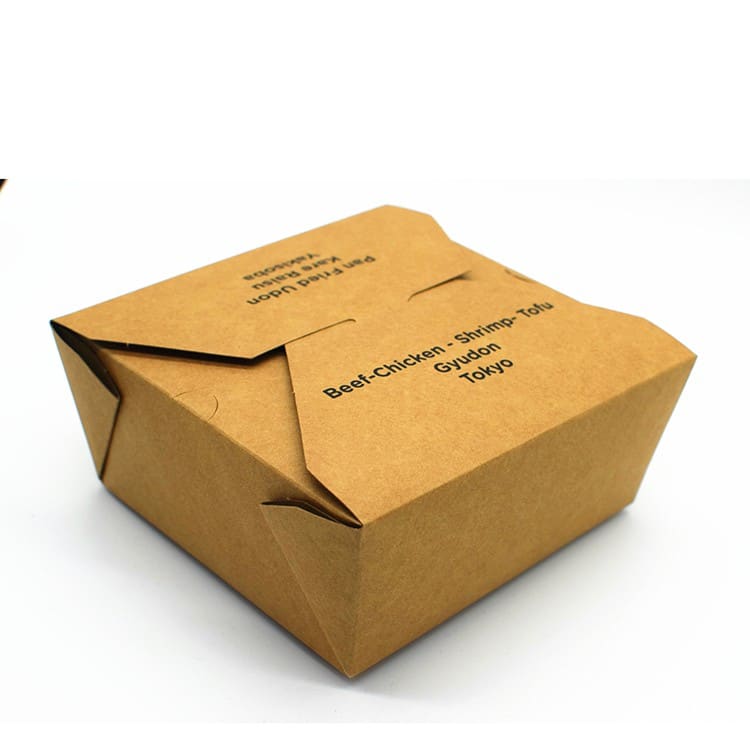 Food Grade Kraft Paper Lunch Box - HuaCang Packaging Company