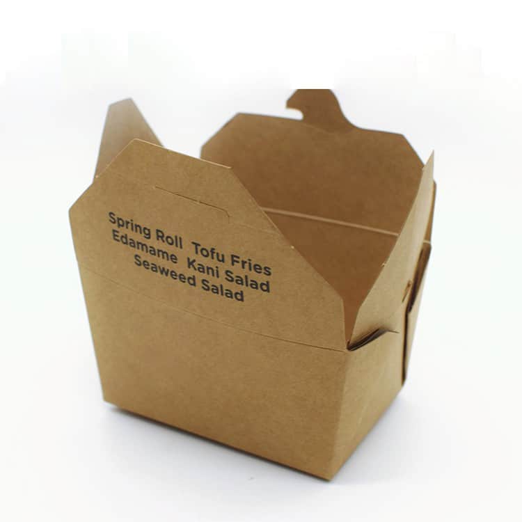 Food Grade Kraft Paper Lunch Box - HuaCang Packaging Company