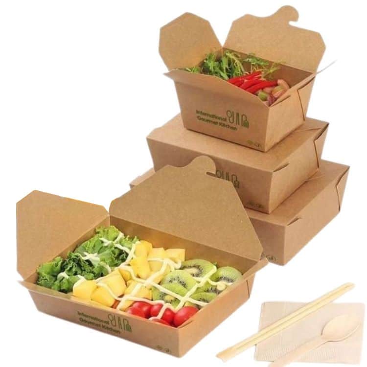 Printing Logo Bio Degradable food box - HuaCang Packaging Company