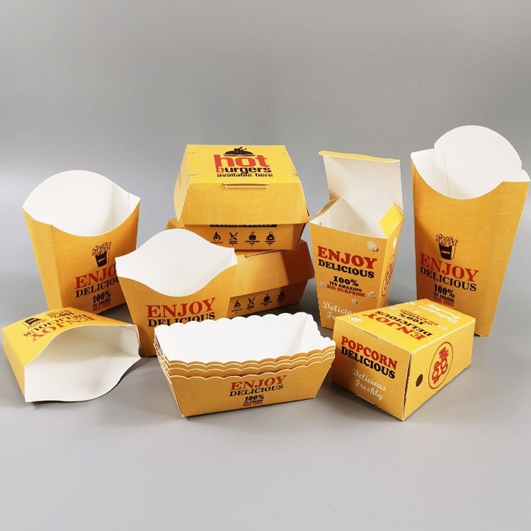 Recycled Chicken takeaway Kraft Paper Box - HuaCang Packaging Company