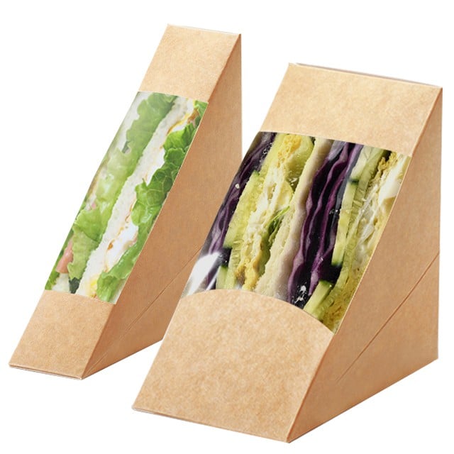 Custom Kraft Sandwich Food Packaging Box - HuaCang Packaging Company