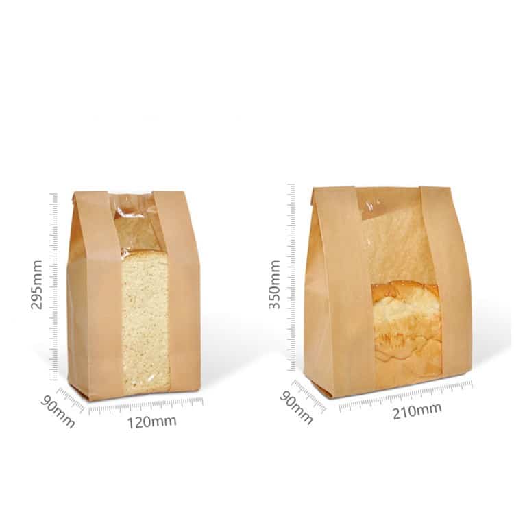 brown bakery paper bag custom - HuaCang Packaging Company