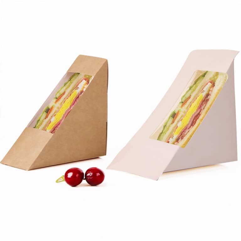 custom brown kraft paper sandwich box - HuaCang Packaging Company