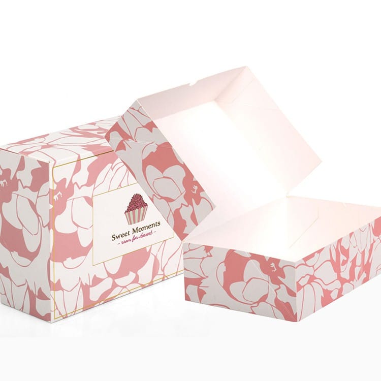 custom printed cake take away packaging boxes - HuaCang Packaging Company