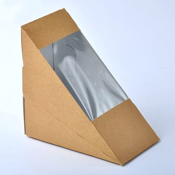 custom disposable sandwich boxes with clear window - HuaCang Packaging ...