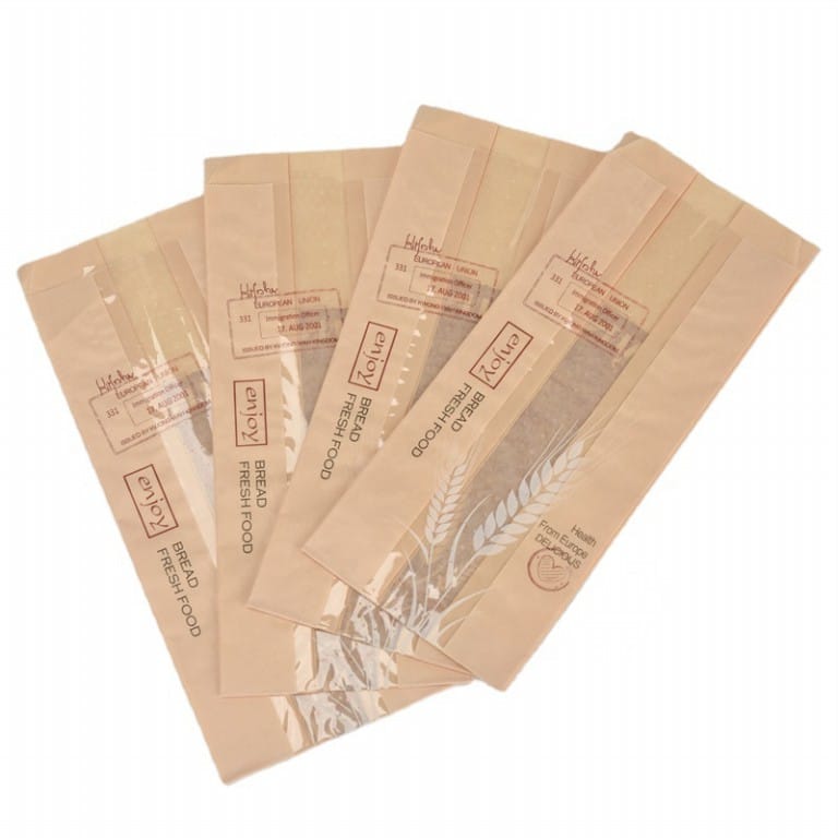 custom Food Bag with window - HuaCang Packaging Company