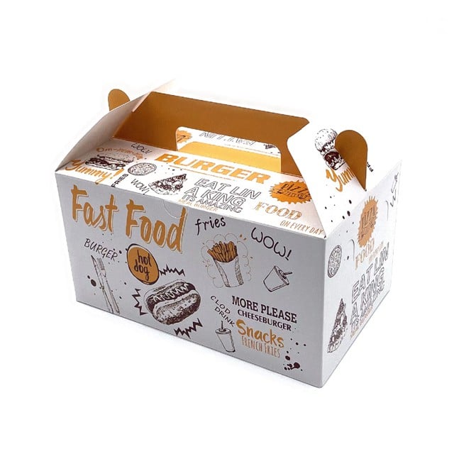 custom Paper Fried Chicken Boxes with Handle - HuaCang Packaging Company