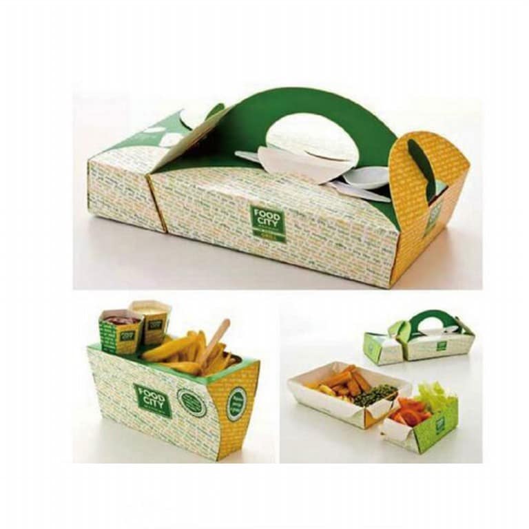 Custom French Fry Cartons With Sauce Hole - HuaCang Packaging Company