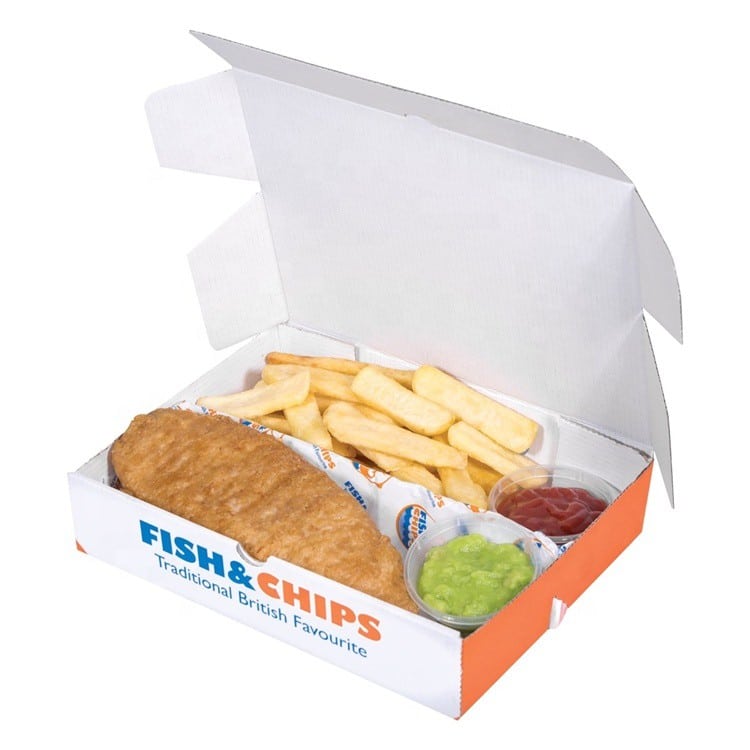 custom chips food box with dividers - HuaCang Packaging Company