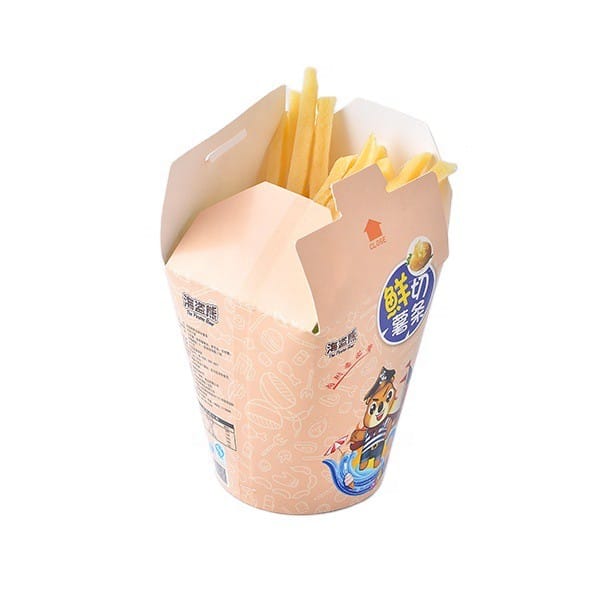 Custom Cardboard French Fry Container - HuaCang Packaging Company