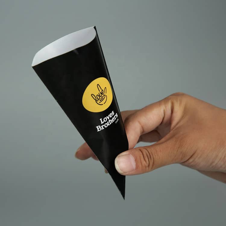 custom food grade paper box for french fries - HuaCang Packaging Company