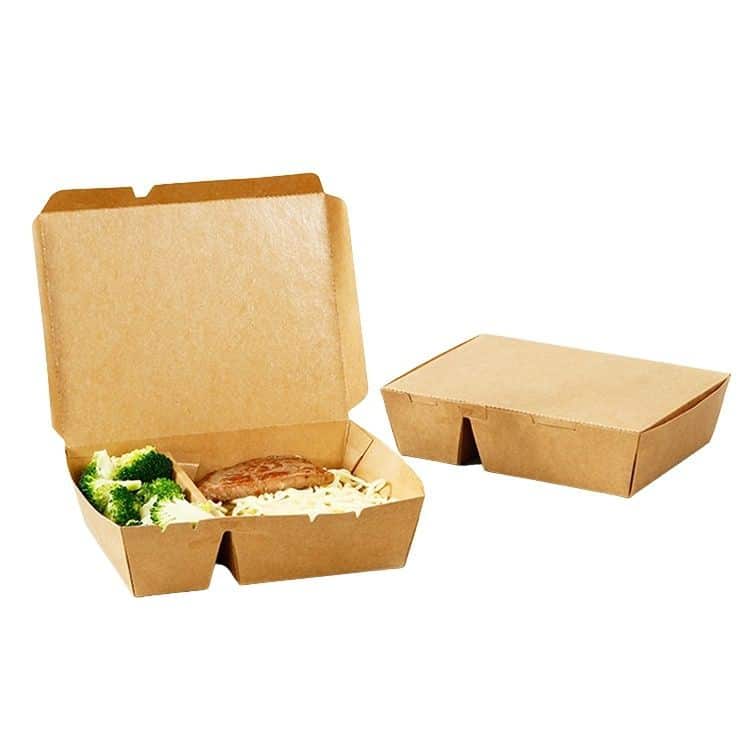 custom kraft paper food lunch box - HuaCang Packaging Company