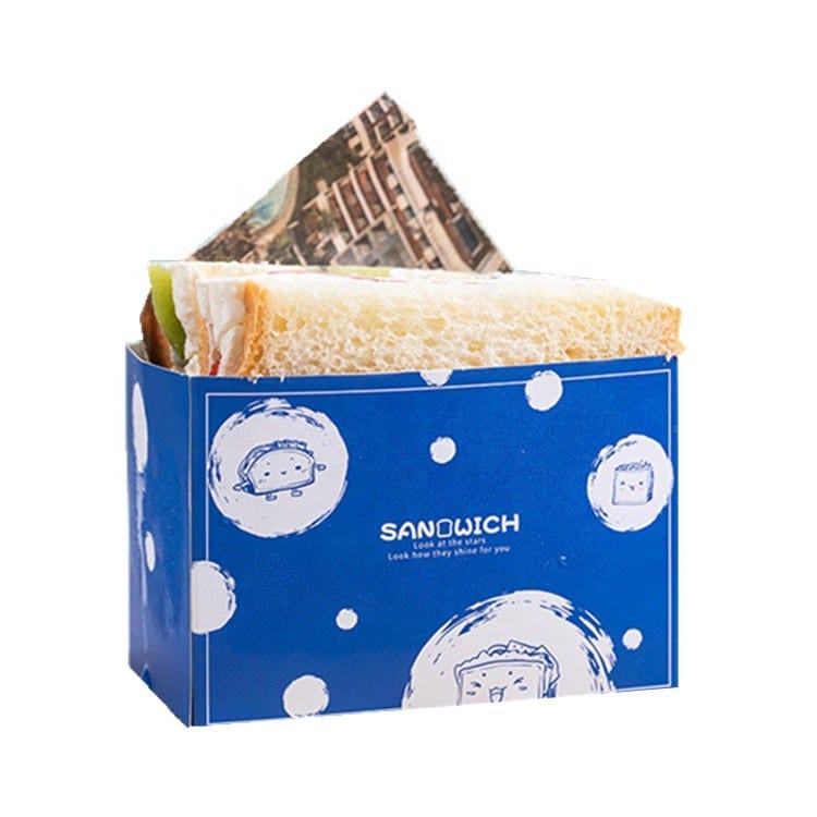 custom white sandwich box for takeaway - HuaCang Packaging Company
