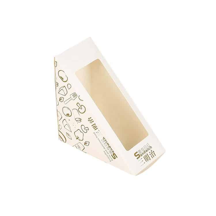 custom foldable kraft sandwich wedge packaging - HuaCang Packaging Company
