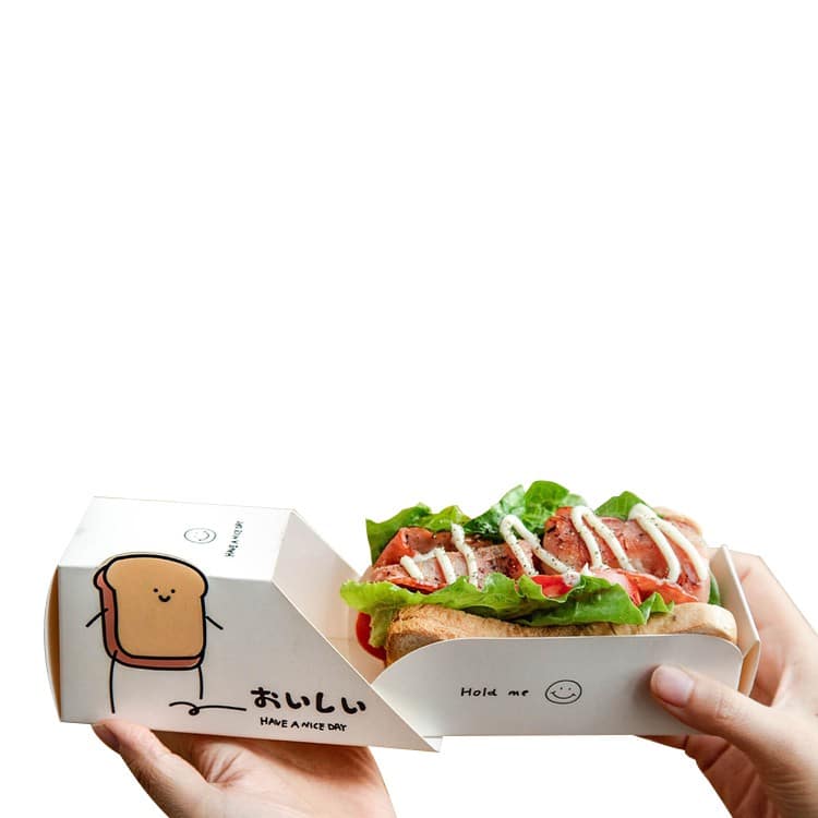 custom kraft paper takeaway sandwich boxes - HuaCang Packaging Company