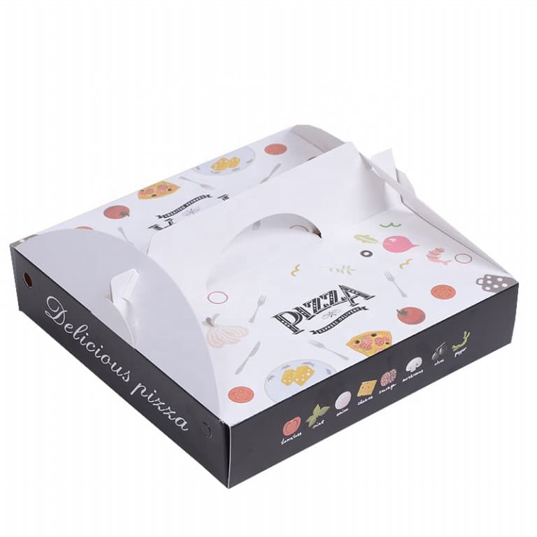 pizza box with handle - HuaCang Packaging Company