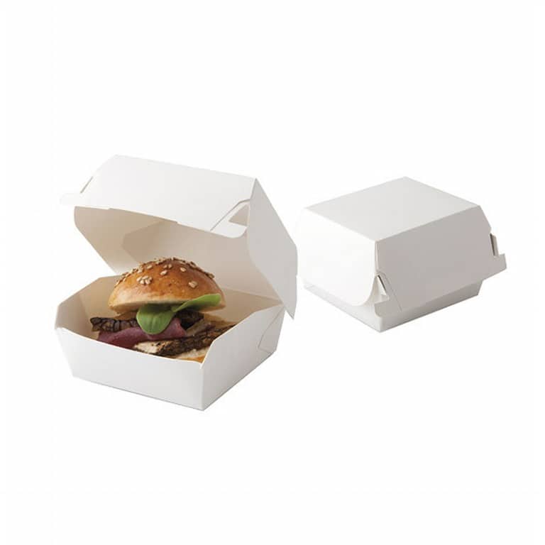 Custom Printed Paper Hamburger Boxes - HuaCang Packaging Company