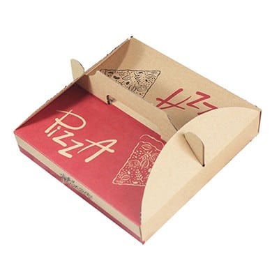 printing takeaway pizza box with handle - HuaCang Packaging Company