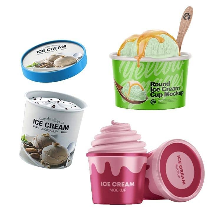 cardboard ice cream containers - HuaCang Packaging Company