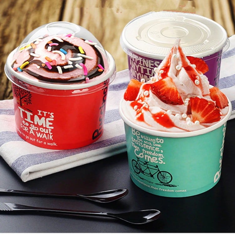 cardboard ice cream tubs - HuaCang Packaging Company