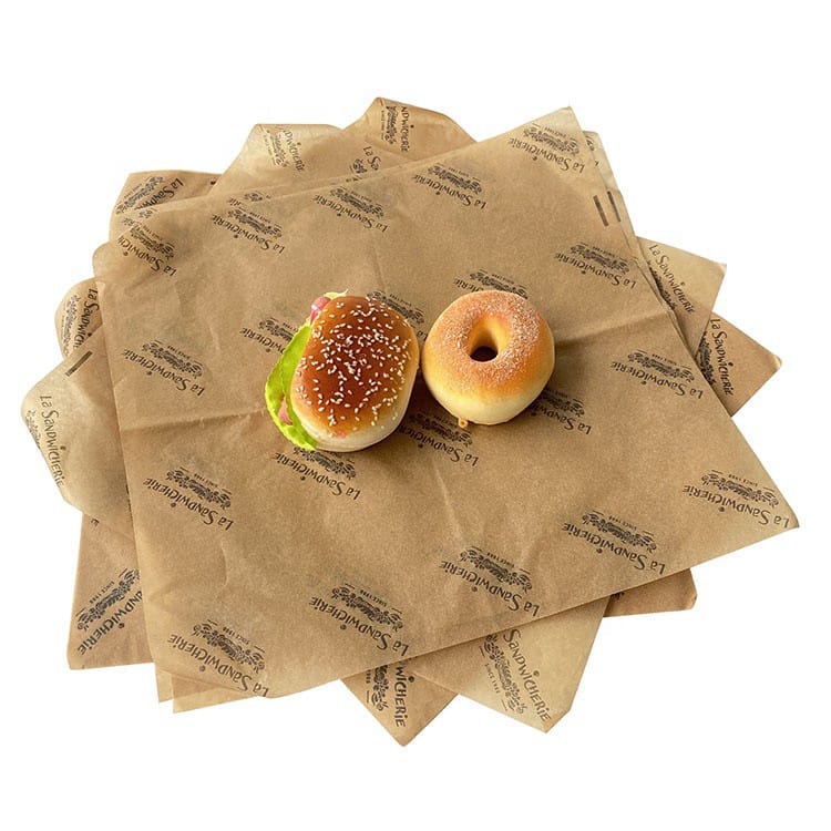 custom burger wrapping paper - HuaCang Packaging Company