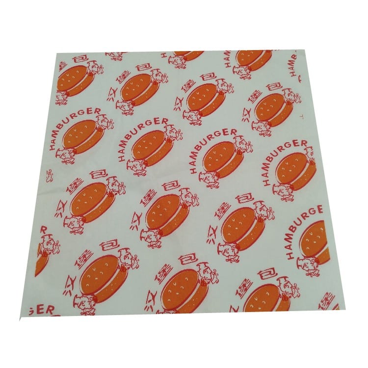 custom burger wrapping paper - HuaCang Packaging Company