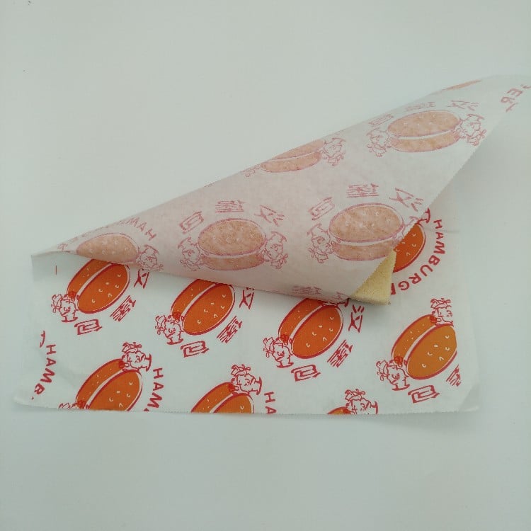 custom burger wrapping paper - HuaCang Packaging Company