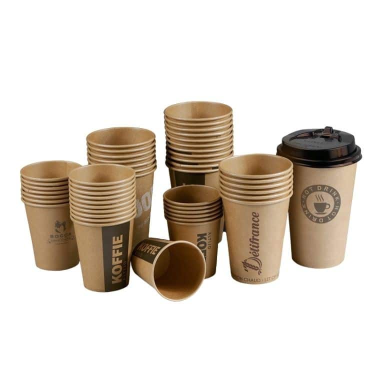 custom printed paper coffee cups - HuaCang Packaging Company