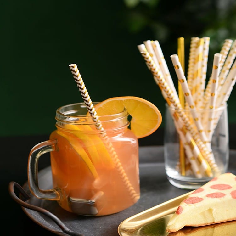custom printed paper straw - HuaCang Packaging Company
