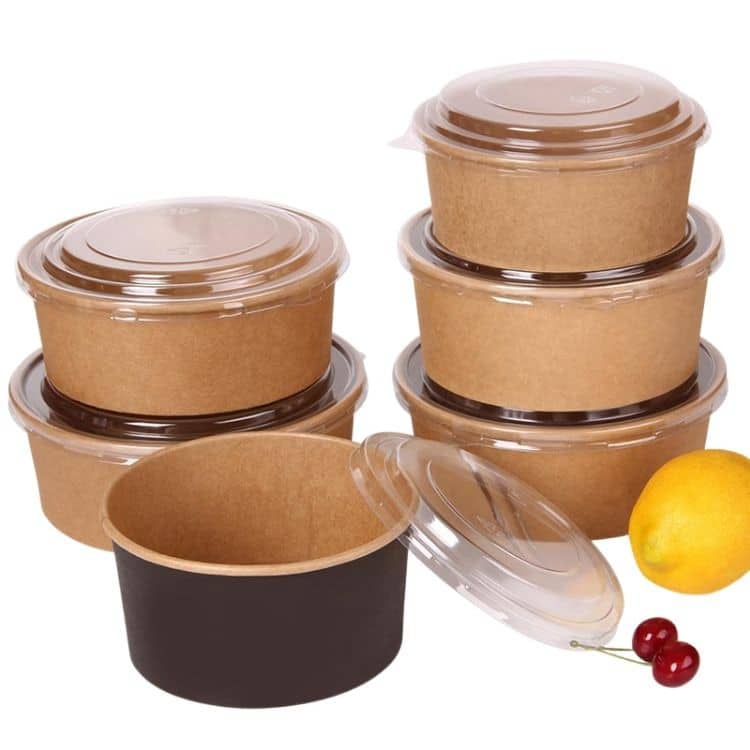 disposable kraft paper bowls - HuaCang Packaging Company