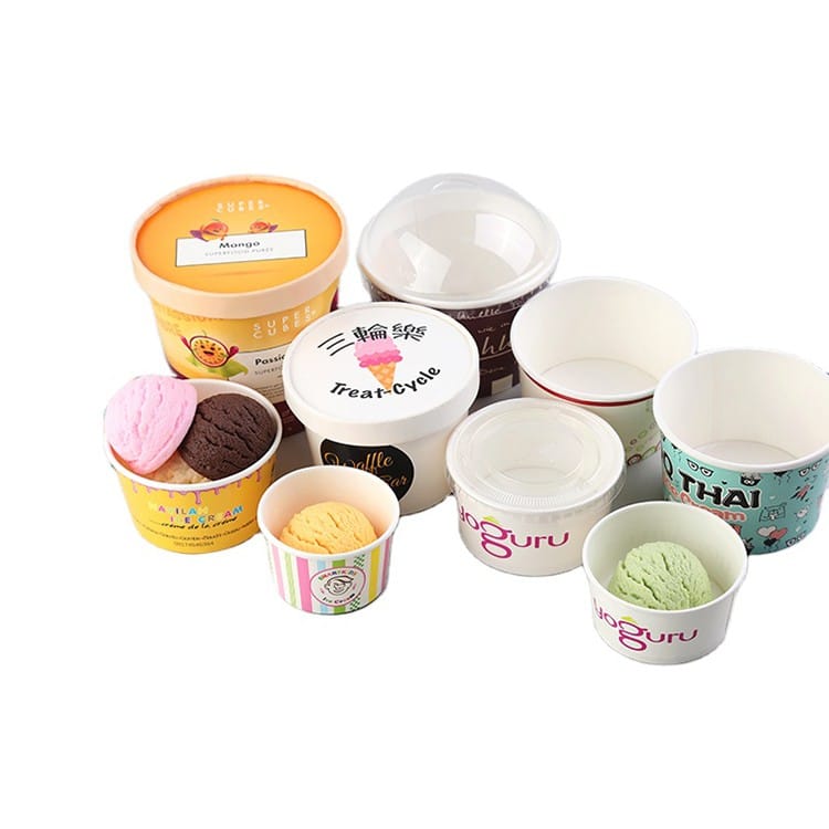 paper ice cream tubs - HuaCang Packaging Company