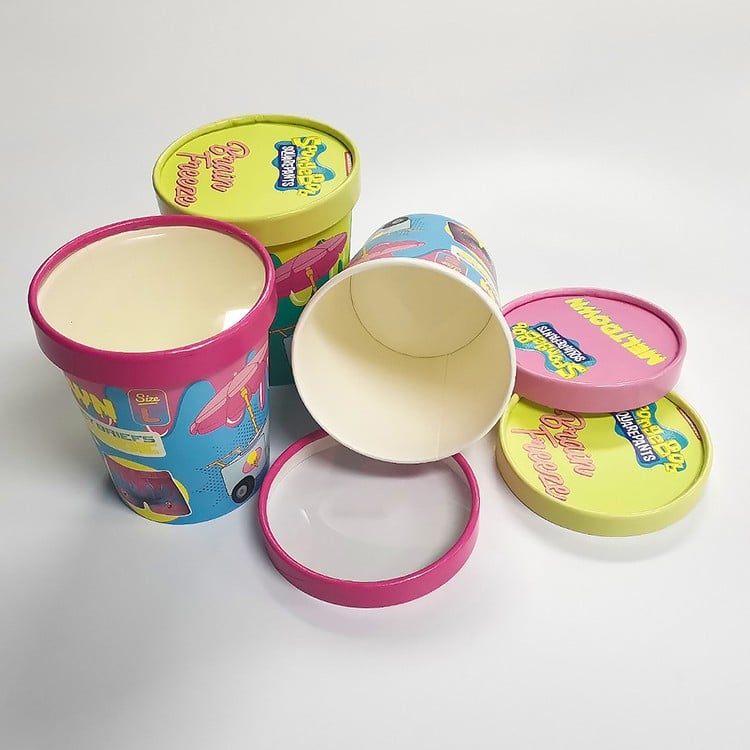 paper ice cream tubs - HuaCang Packaging Company