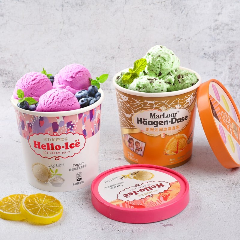 paper ice cream tubs - HuaCang Packaging Company