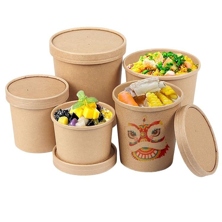 paper soup cups - HuaCang Packaging Company