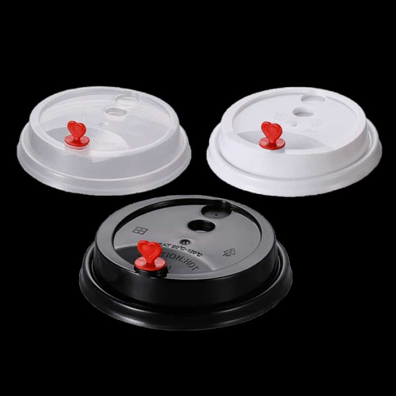 Coffee cup plastic lid can be inserted with a straw - HuaCang Packaging ...