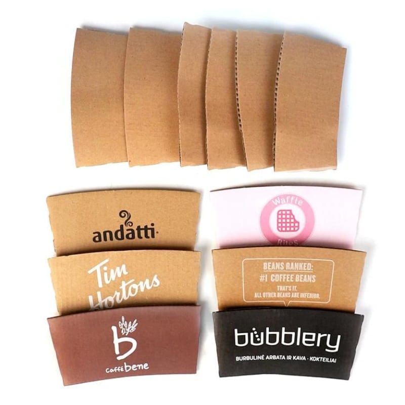 Hot paper cup sleeve customization - HuaCang Packaging Company